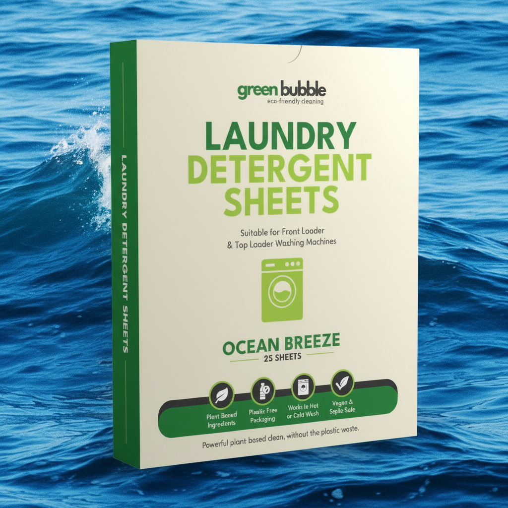 Laundry Detergent Sheets – Green Bubble